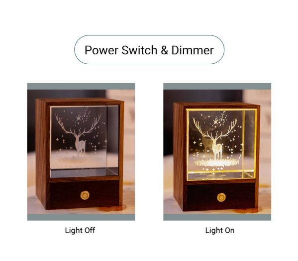 GALAXY Crystal Night Light Ornament | Bello Bello