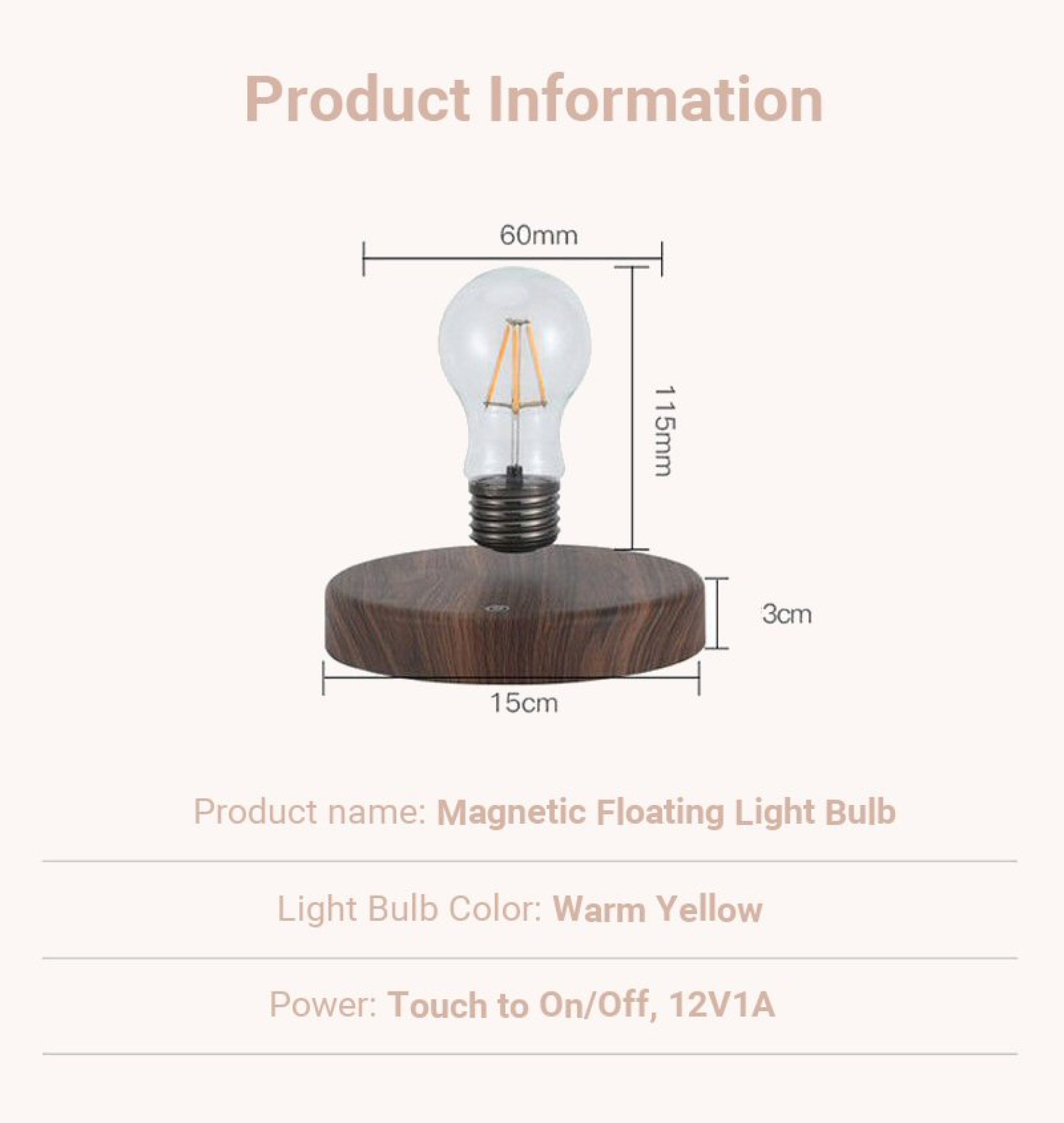 Floating LIGHT BULB | Bello Bello