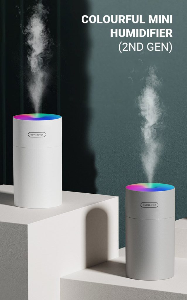 Colourful Mini Humidifier (2nd Gen) - Bello Bello