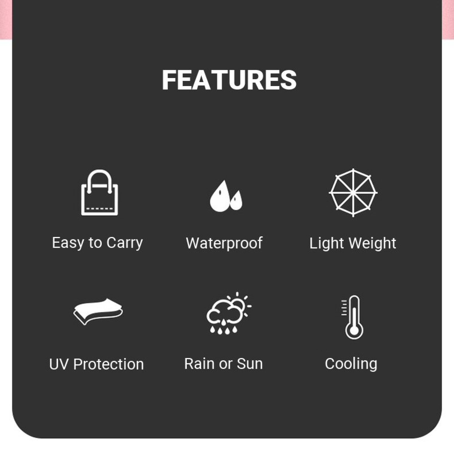 Mini Foldable Umbrella with Case | Bello Bello