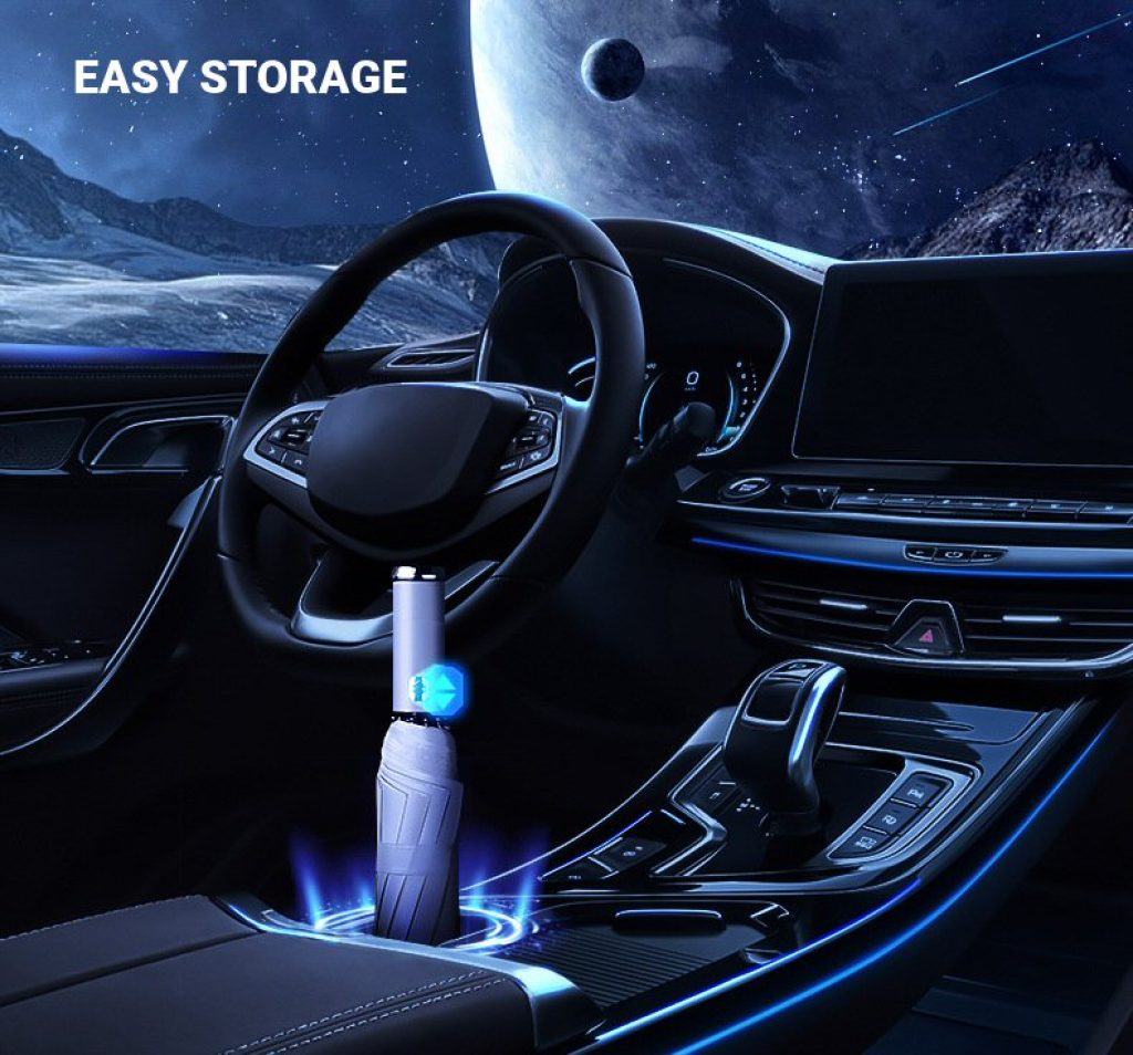 Fully Automatic Umbrella with Torch Light - Bello Bello