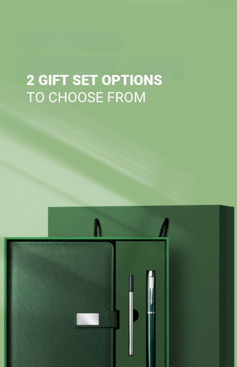 PU Leather Notebook Gift Set | Bello Bello