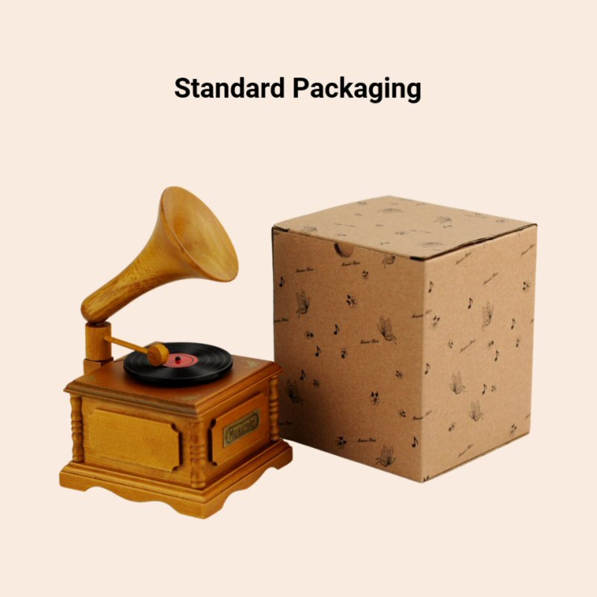 PHONOGRAPH Wooden Music Box - Bello Bello