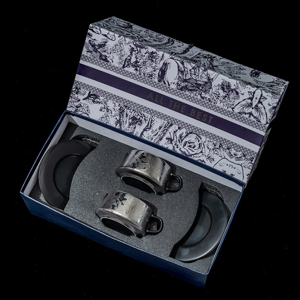 Titanium Ceramic Coffee Cup Gift Set | Bello Bello