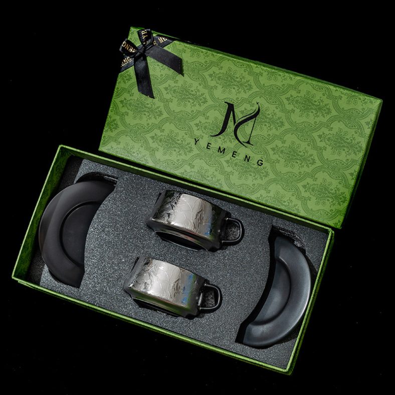 Titanium Ceramic Coffee Cup Gift Set | Bello Bello